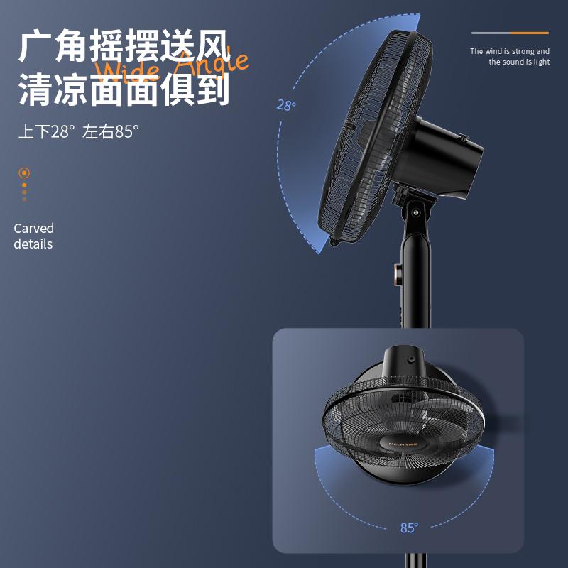 MELNG/美菱电风扇家用落地扇风扇大风力立式强力节能摇头电扇宿舍【种草 评价】- 抖音